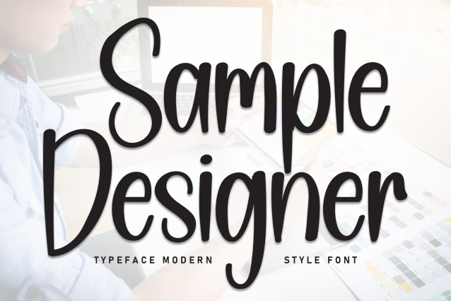 Sample Designer Display Font - Download Free Font