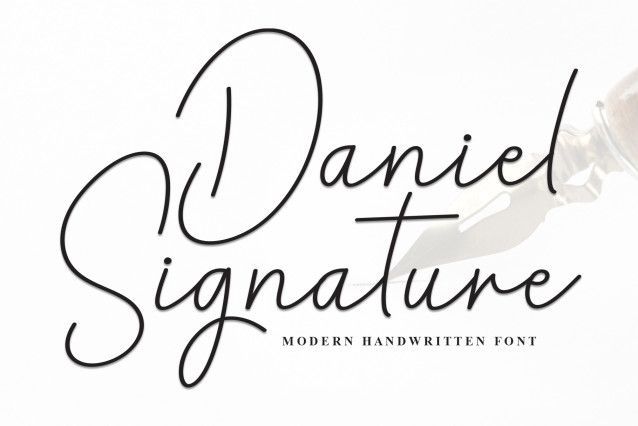 Daniel Signature Script Font - Befonts