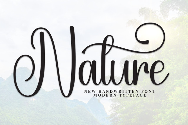 Nature Script Font - Download Free Font