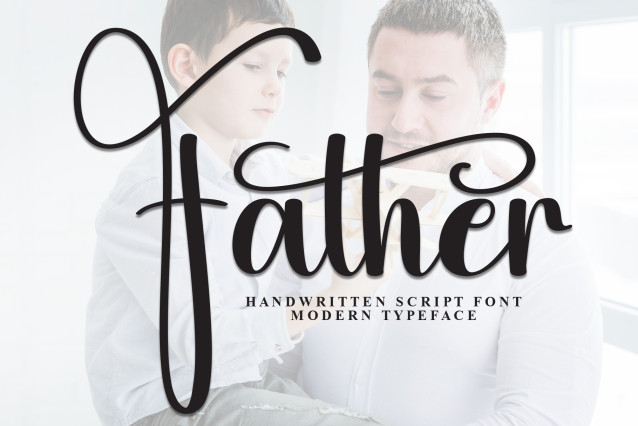 Father Calligraphy Font - Download Free Font