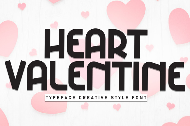 Heart Valentine Display Font - Download Free Font
