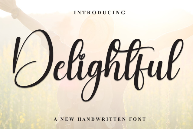 Delightful Script Font - Download Free Font