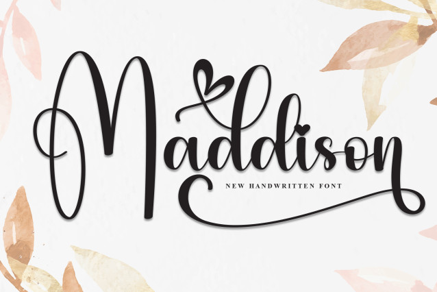 Maddison Calligraphy Font - Download Free Font