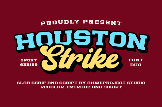 Houston Strike Script Font - Download Free Font
