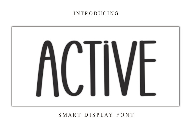 Active Display Font - Download Free Font