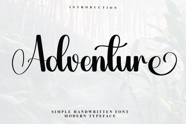 Adventure Script Font - Download Free Font