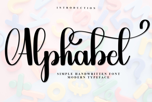 Alphabet Script Font - Download Free Font