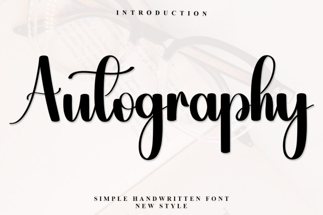 Autography Script Font - Download Free Font