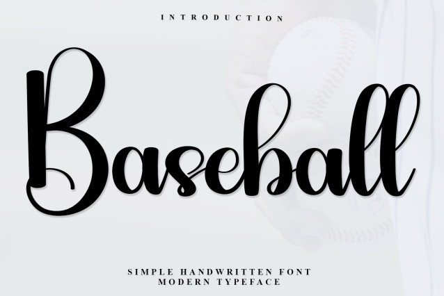Baseball Script Font - Download Free Font