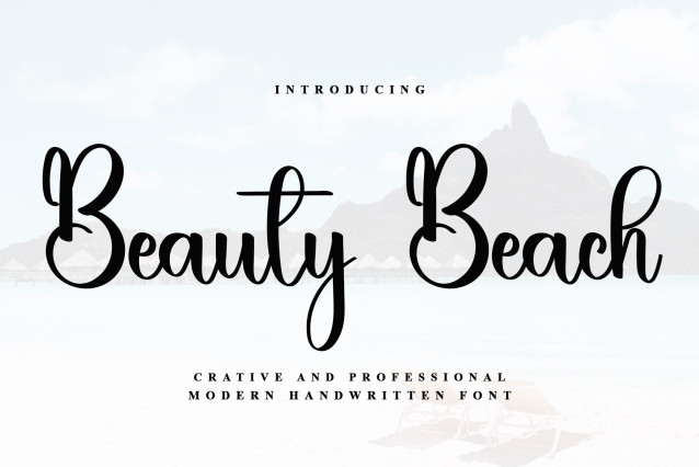 Beauty Beach Script Font - Download Free Font