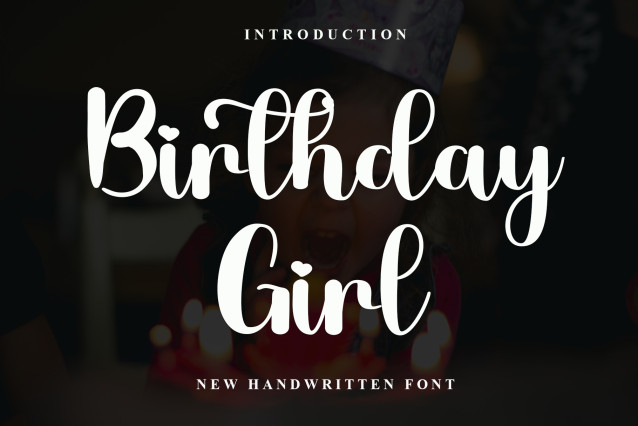 Birthday Girl Script Font - Download Free Font
