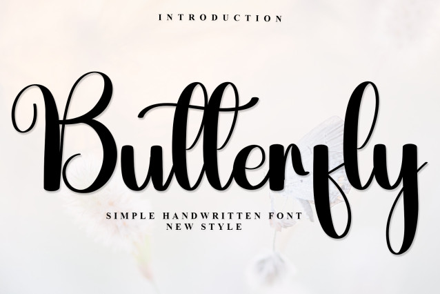 Butterfly Script Font - Download Free Font