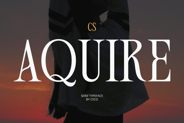 CS Aquire Font - Befonts