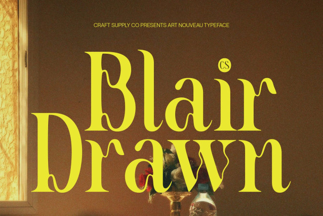 CS Blair Drawn Font - Download Free Font