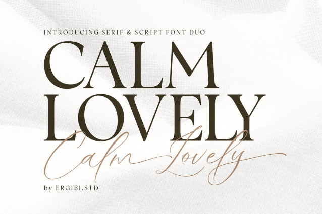 Calm Lovely Font - Befonts