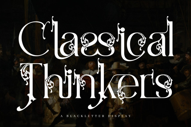 Classical Thinkers Font - Download Free Font