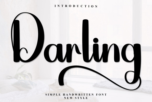 Darling Script Font - Download Free Font