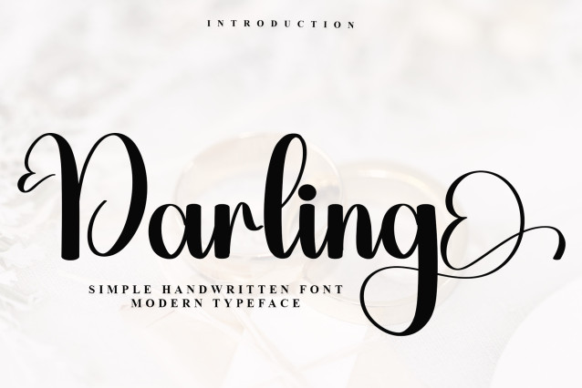 Darling Calligraphy Font - Download Free Font