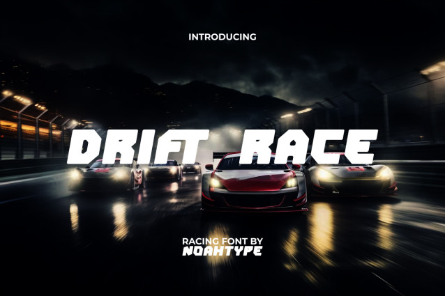 Drift Race Font - Befonts
