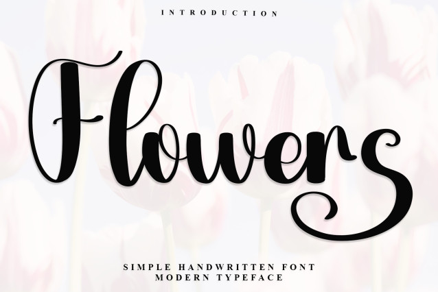 Flowers Script Font - Download Free Font