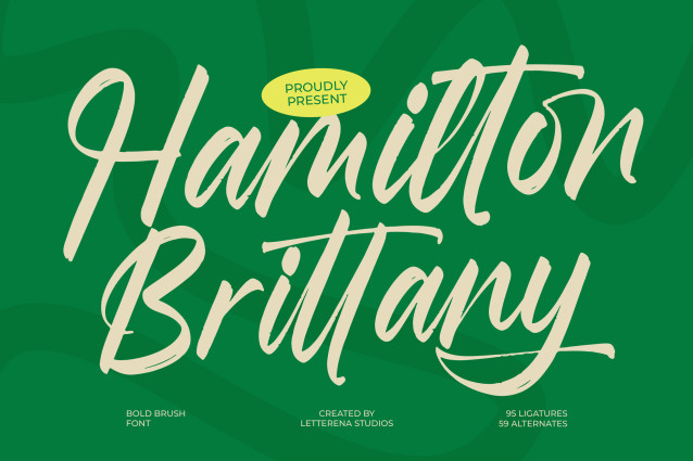 Hamilton Brittany Font - Download Free Font