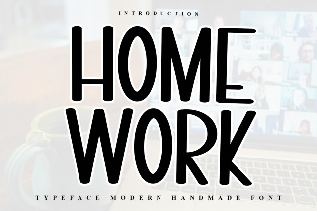 Home Work Brush Font - Download Free Font