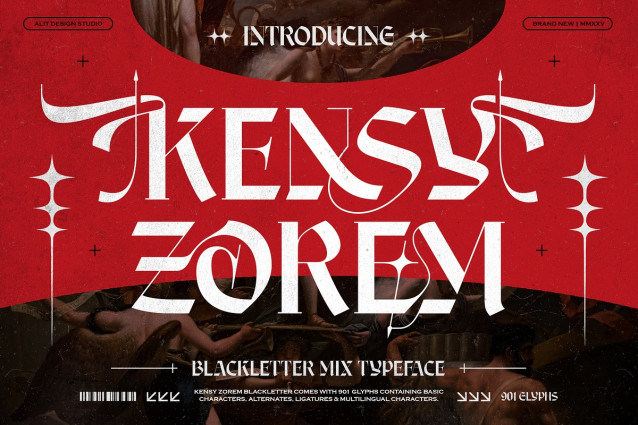 Kensy Zorem Font - Befonts