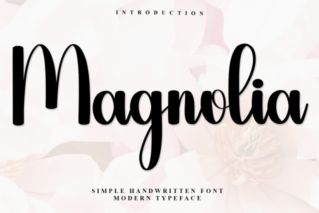 Magnolia Script Font - Download Free Font