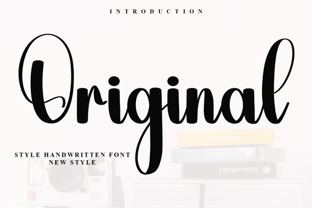 Original Calligraphy Font - Download Free Font