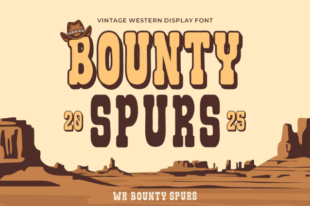 WR Bounty Spurs Font - Befonts
