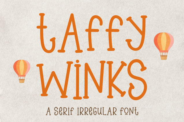Taffy Winks Display Font - Download Free Font