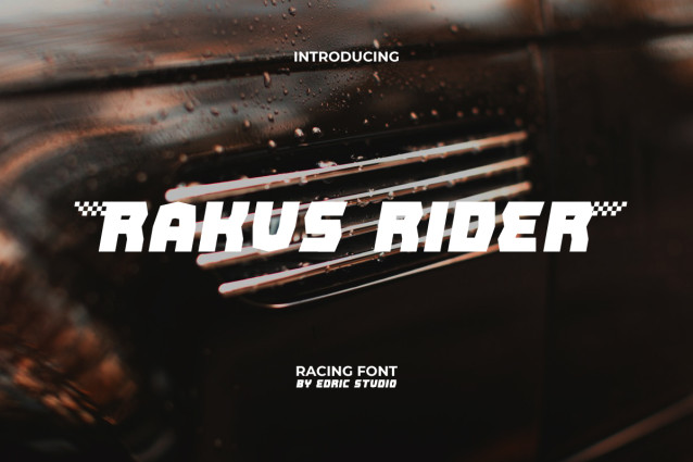 Rakus Rider Font - Befonts