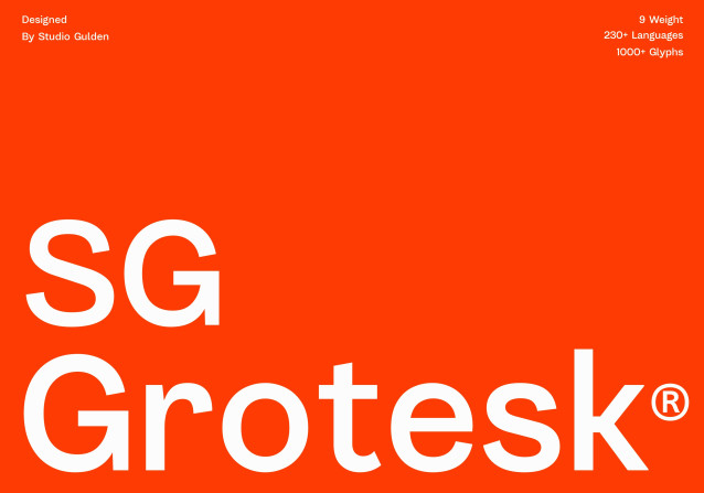 SG Grotesk Font Family - Download Free Font