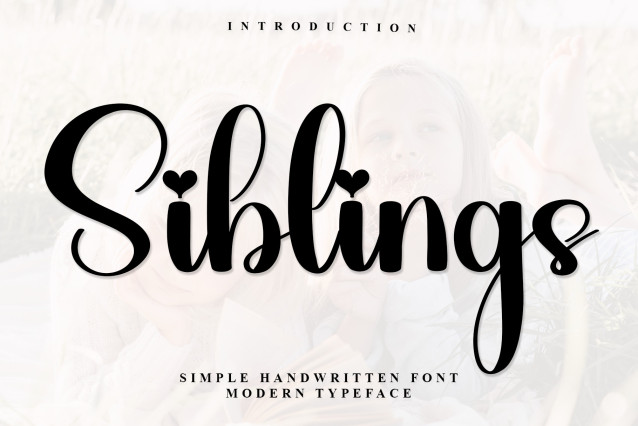 Siblings Script Font - Befonts