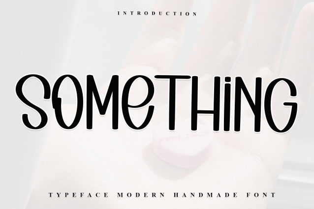 Something Display Font - Download Free Font