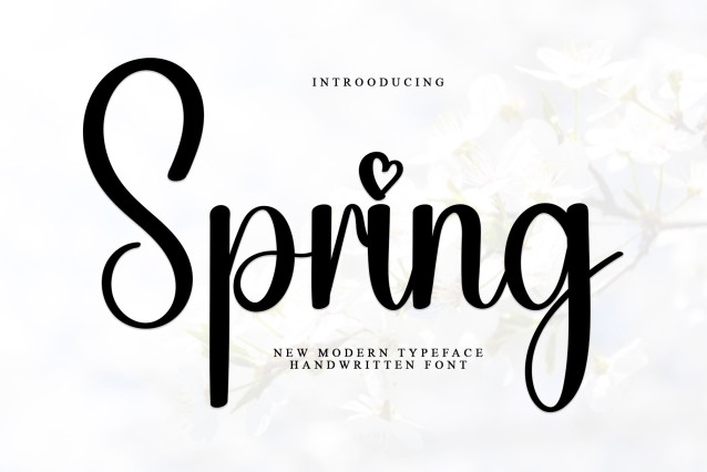Spring Script Font - Download Free Font