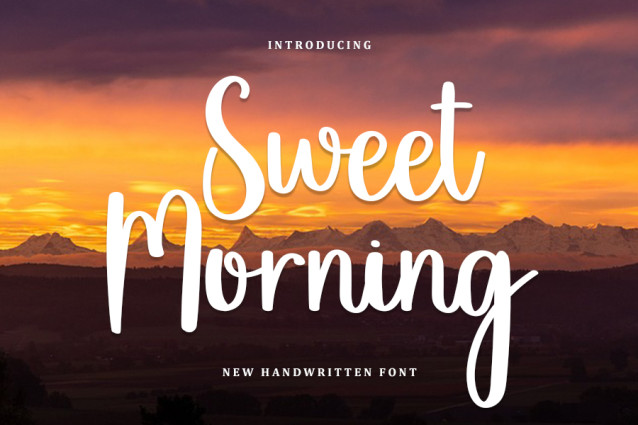 Sweet Morning Script Font - Download Free Font