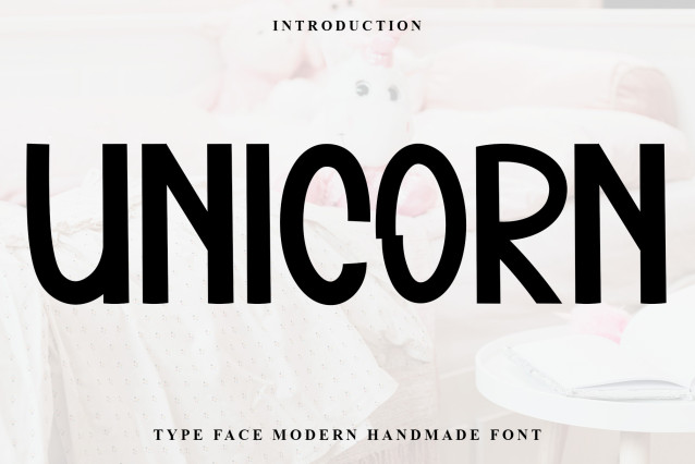 Unicorn Display Font - Download Free Font