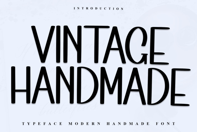Vintage Handmade Display Font - Download Free Font