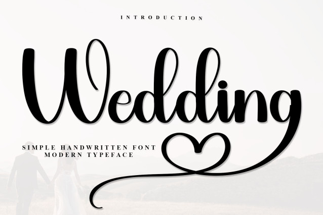 Wedding Script Typeface - Download Free Font