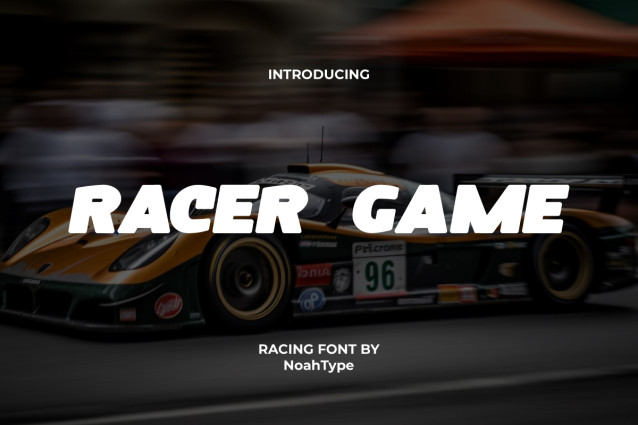 Racer Game Font - Download Free Font