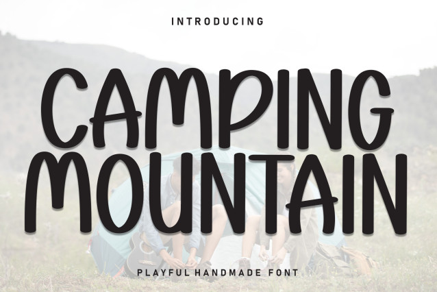 Camping Mountain Script Font - Download Free Font