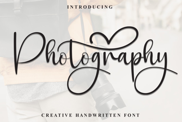 Photography Script Font - Download Free Font