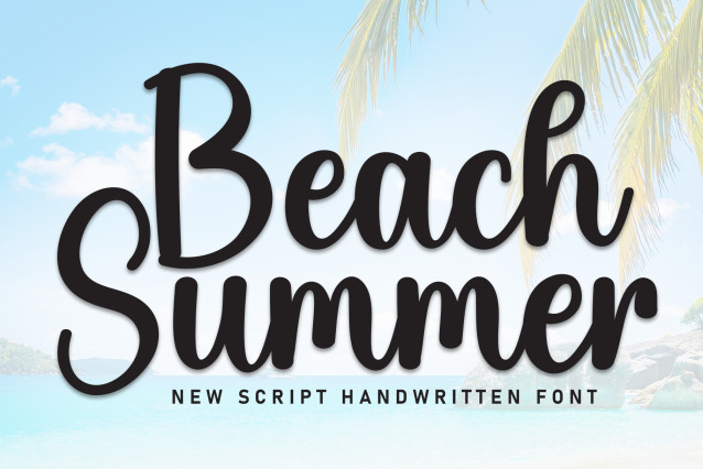 Beach Summer Script Font - Download Free Font