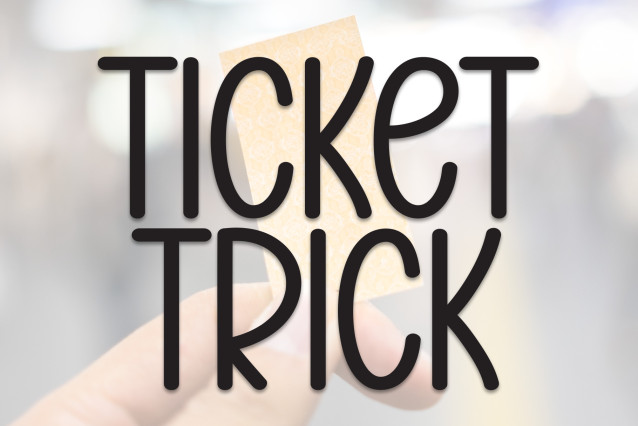 Ticket Trick Display Font - Download Free Font
