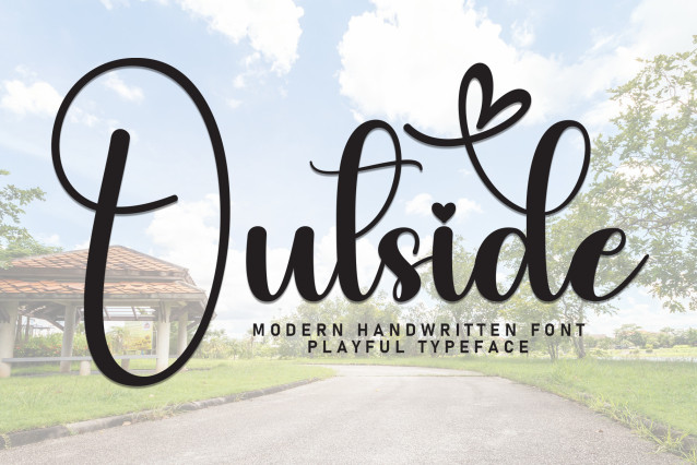 Outside Script Font - Download Free Font