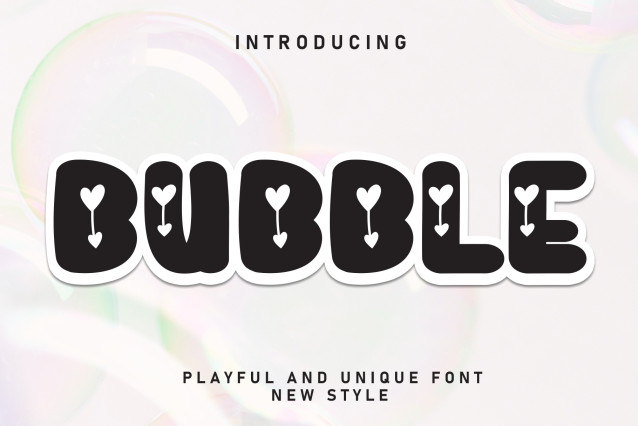 Bubble Display Font - Befonts