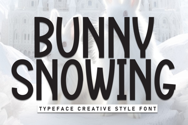 Bunny Snowing Display Font - Download Free Font