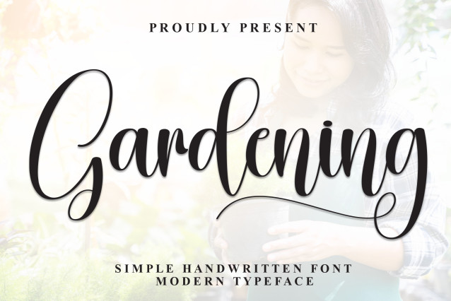 Gardening Script Font - Befonts
