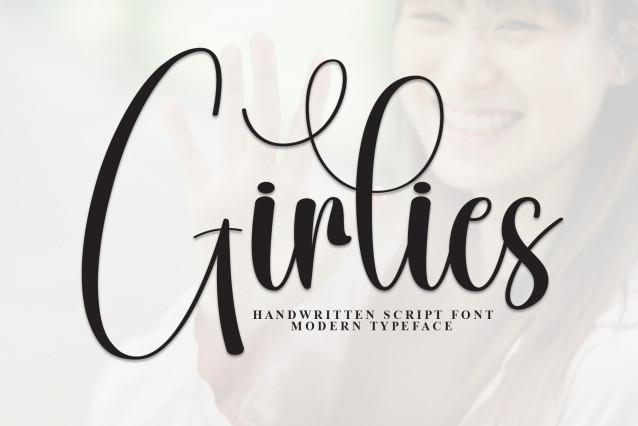 Girlies Script Font - Befonts
